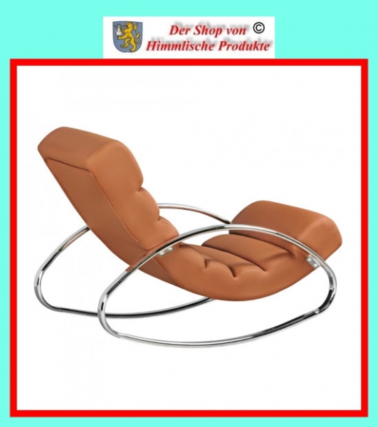 WOHNLING Relaxliege Fernsehsessel caramel Relaxsessel Design ...